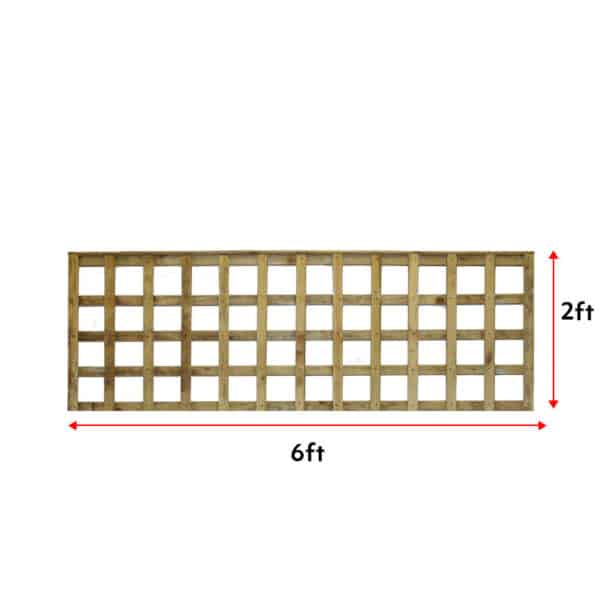 Fence Trellis 6 X 2Ft - UK Bricks, Timber, Pavers, and Building Supplies