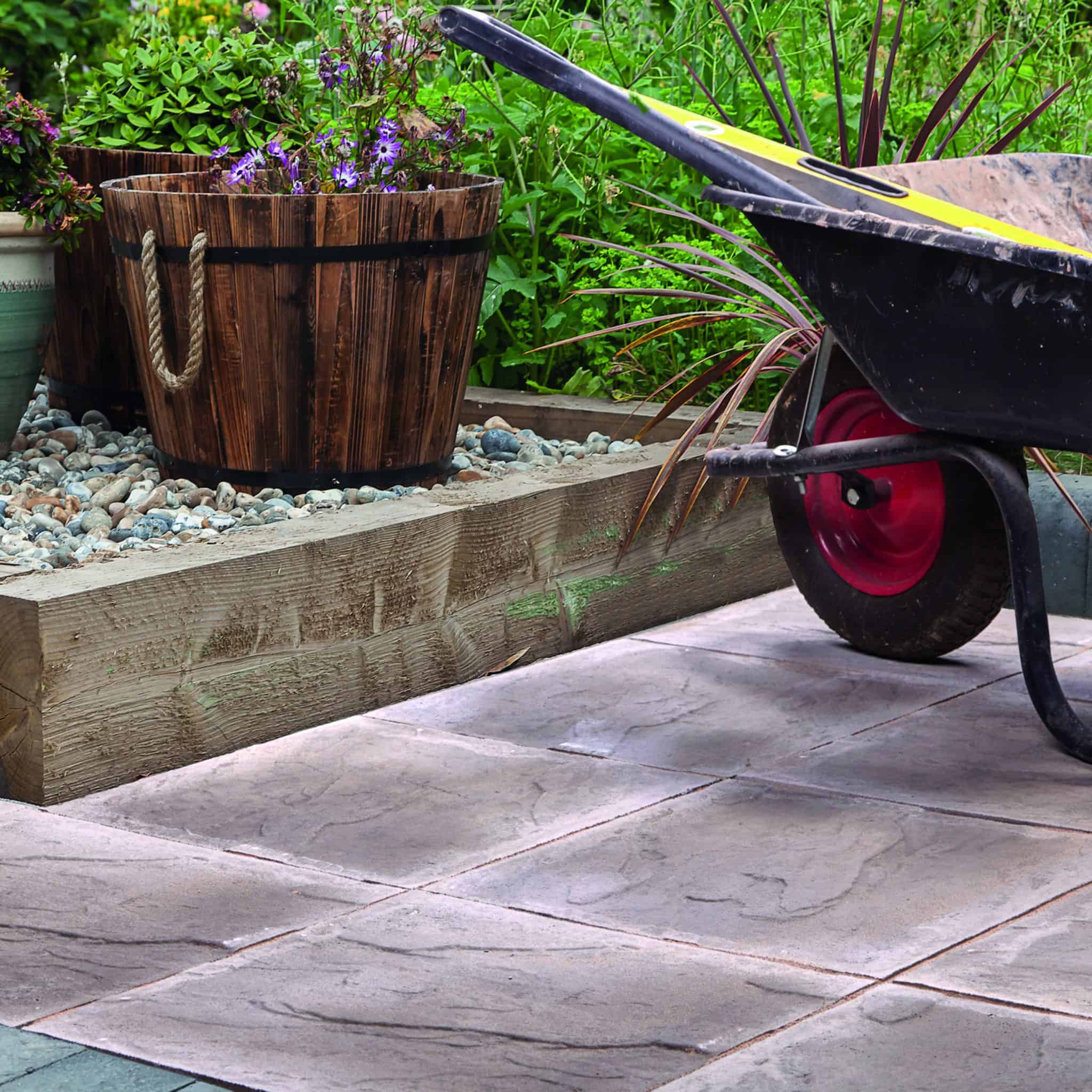 Riven Slab Grey 450 x 450mm - UK Bricks, Timber, Pavers, and Building ...