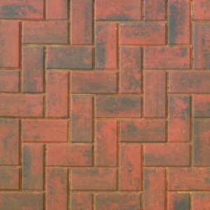 50mm Formpave Paver Red Brindle - UK Bricks, Timber, Pavers, and ...