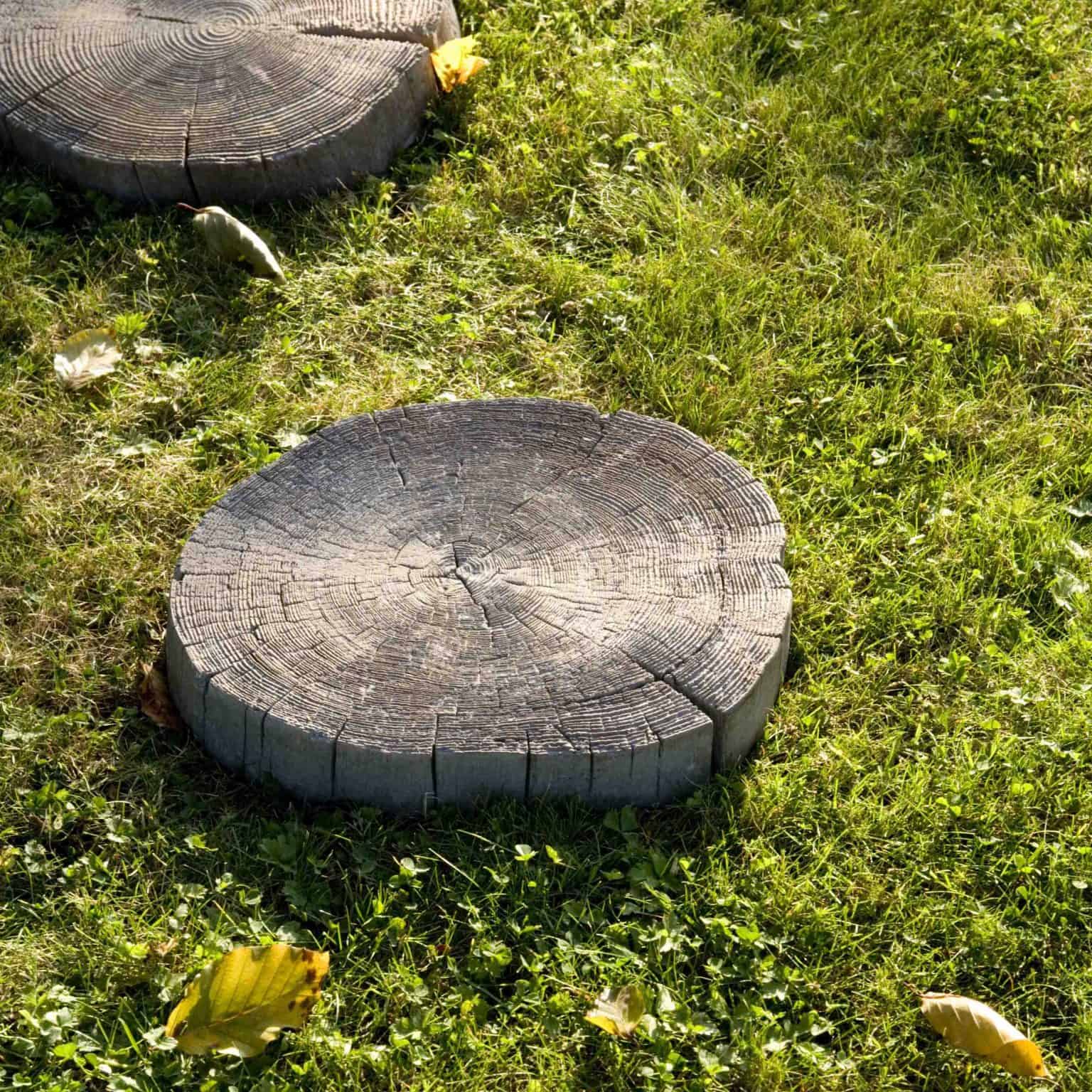 Driftwood Log Step 360mm - UK Bricks, Timber, Pavers, and Building Supplies