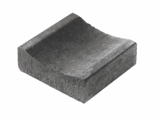 Dished Channel Kerb 200 X 200 X 60mm Charcoal - UK Bricks, Timber ...