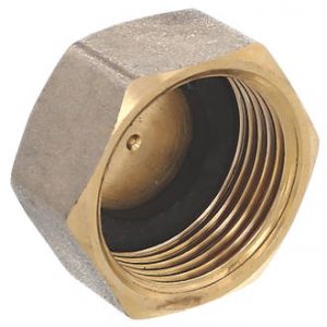 Brass Cap 1/2" - UK Bricks, Timber, Pavers, and Building Supplies