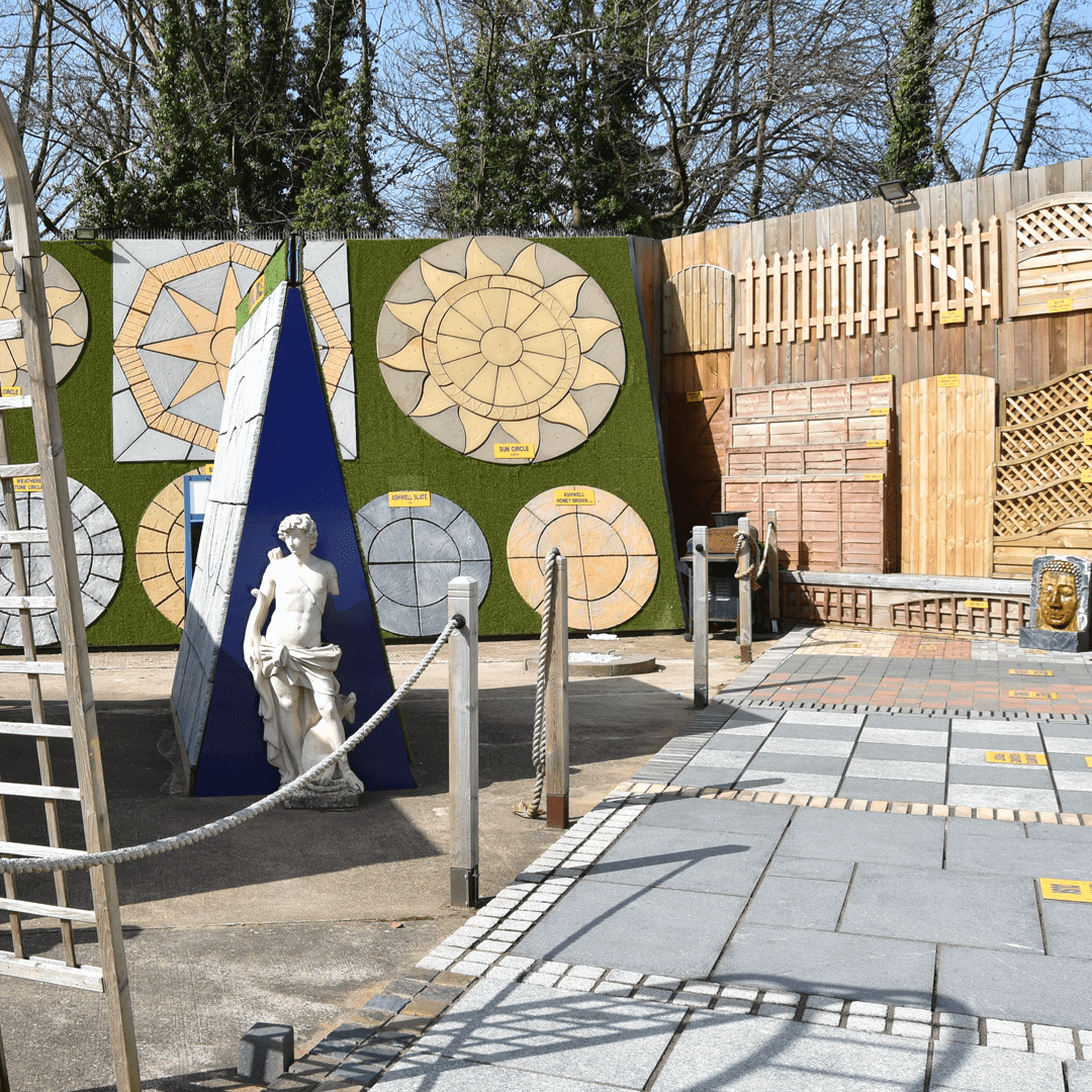 Landscaping Display - UK Bricks, Timber, Pavers, and Building Supplies