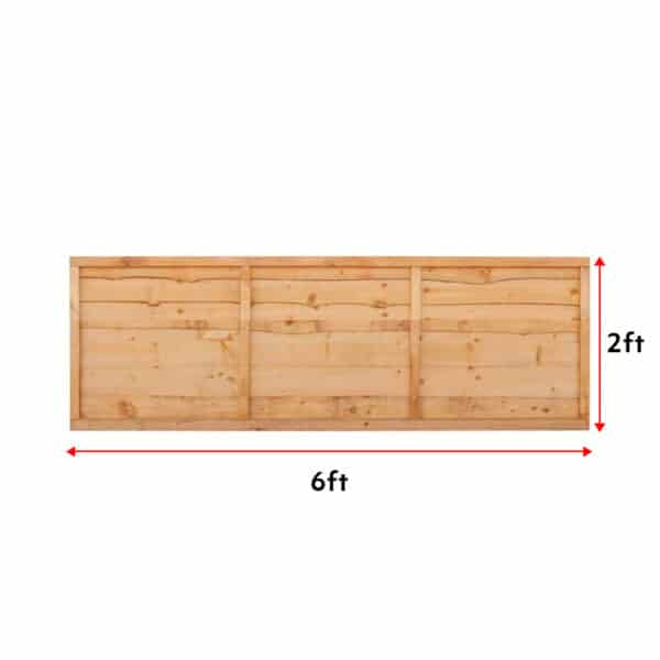 Superior Fence Panels 6Ft X 2Ft - UK Bricks, Timber, Pavers, and ...