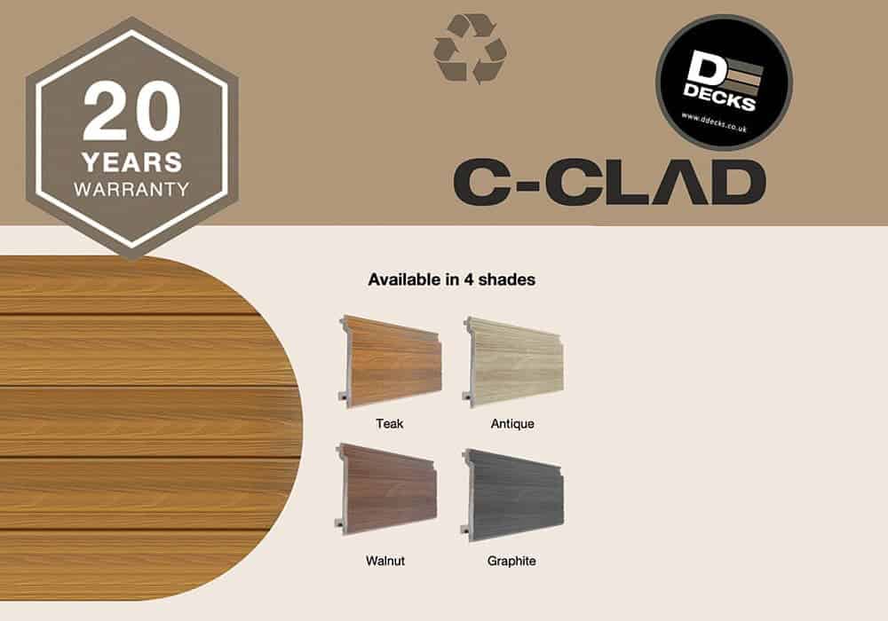 C-Clad Composite Claddin - UK Bricks, Timber, Pavers, and Building Supplies