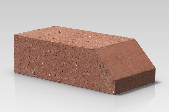 Pl 2.2 Plinth Header Red - UK Bricks, Timber, Pavers, and Building Supplies