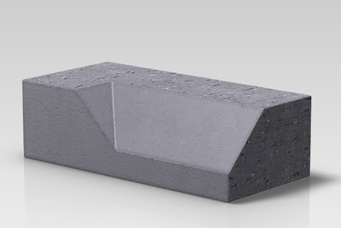 Pl 4.2 Plinth Internal Return Corner Blue Right - UK Bricks, Timber ...