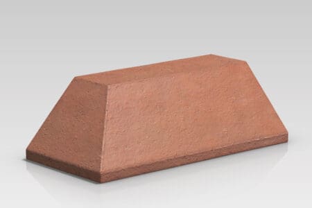 Pl 7.1 Plinth External Return Corner Red Left - UK Bricks, Timber ...