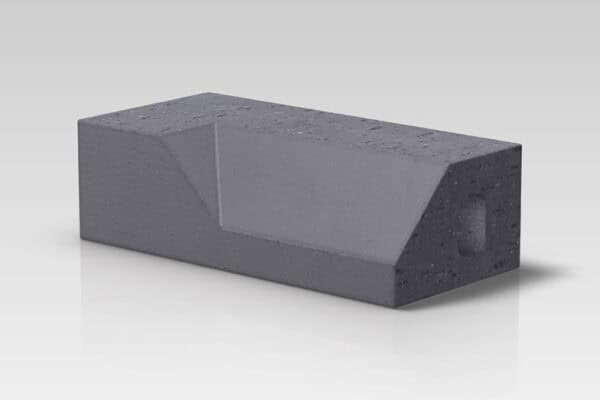 Pl 4.2 Plinth Internal Return Corner Blue Right - UK Bricks, Timber ...