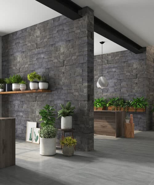 Silver Grey Split Meridian Wall Cladding 600 X 150 X 10-30mm - UK ...