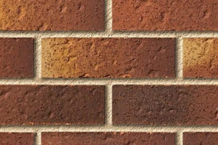 Audley Red Mixture Brick 65mm - UK Bricks, Timber, Pavers, and Building ...